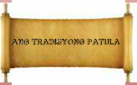 Ang tradisyong patula by Jonavine Maloc on Prezi