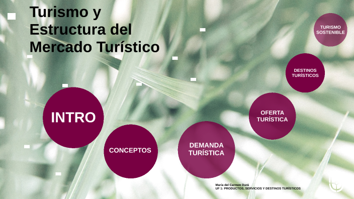 Turismo y Estructura del Mercado Turístico by Mari Carmen Dura on Prezi