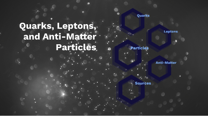 Quarks, Leptons, and Anti-Matter Particles by Rebekah Jeffery on Prezi