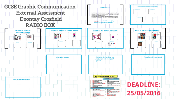 GCSE Graphic Communication by Deontay Crosfield