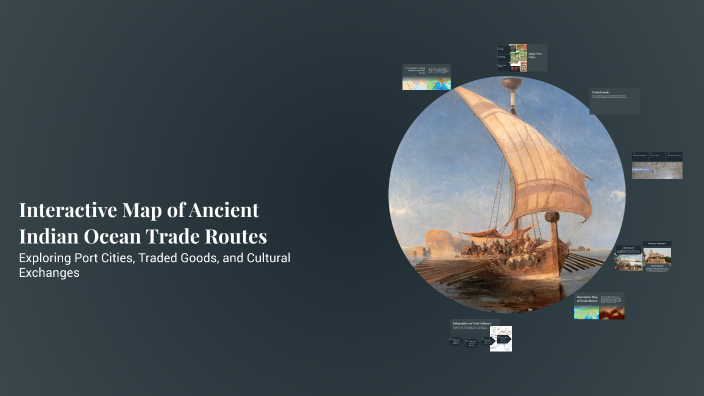 Interactive Map of Ancient Indian Ocean Trade Routes by Angie Isabel on ...