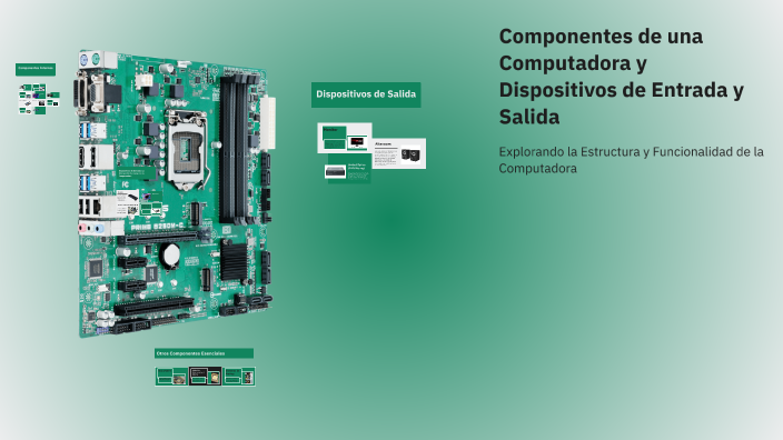 Componentes de una Computadora y Dispositivos de Entrada y Salida by ...