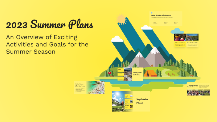 2023 Summer Plans by Munawar on Prezi