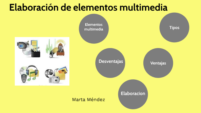 Elaboración de elementos multimedia by Marta Méndez on Prezi