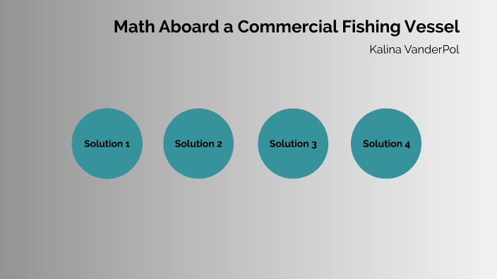 The World of Math on a Commercial Fishing Vessel by Kalina VanderPol on ...