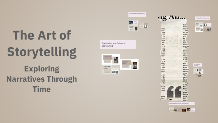 The Art of Storytelling by Alice Ronchetti on Prezi