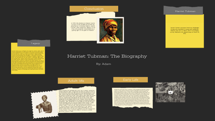 Harriet Tubman: The Biography by AH - 08WR 815505 Williams Parkway Sr ...
