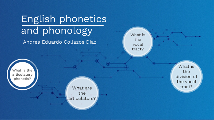 English phonethics and phonology by Andres Eduardo Collazos Diaz on Prezi