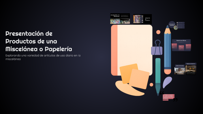 Presentación de Productos de una Miscelánea o Papelería by Valentina ...
