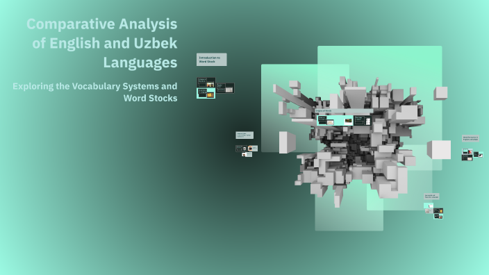 Comparative Analysis of English and Uzbek Languages by Surayyo Gülay on ...