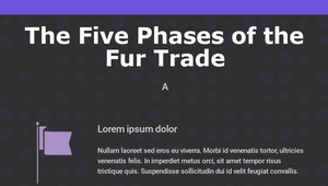 The Five Phases of the Fur Trade by Ayesha A on Prezi Design