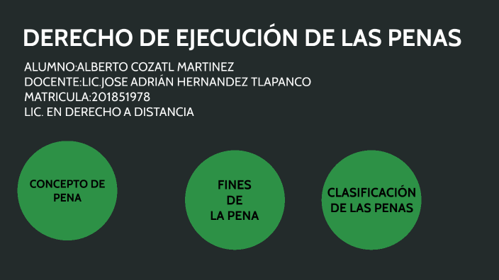 CONCEPTO DE PENA FINES Y CLASIFICACIÓN by MARTINEZ ALBERTO on Prezi