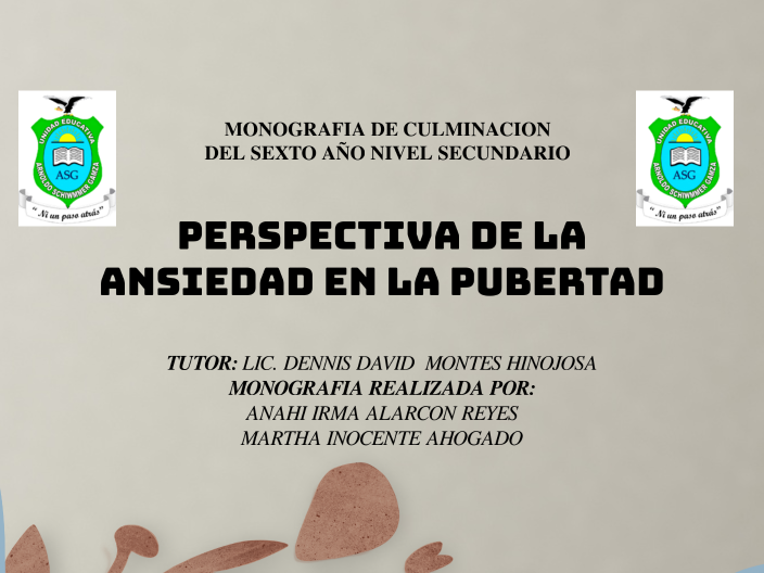 Perspectiva de la Ansiedad en la Pubertad by Anahi Irma Alarcon Reyes ...