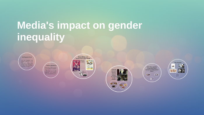 Media's impact on gender inequality by Fernando Niño