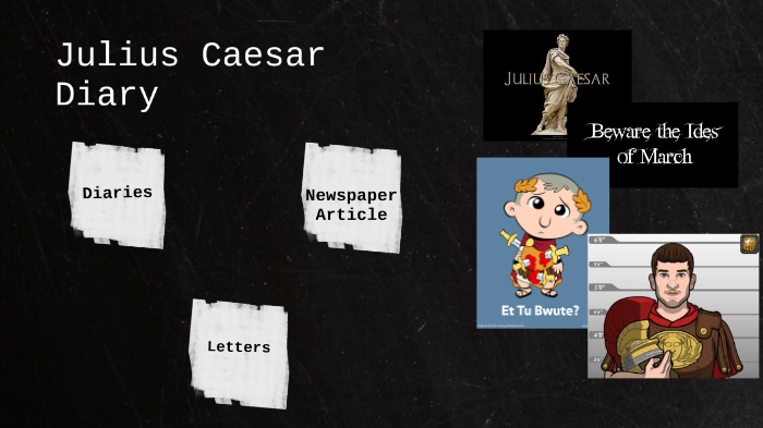 The Real Julius Caesar Diary project by Sanai Jenkins on Prezi