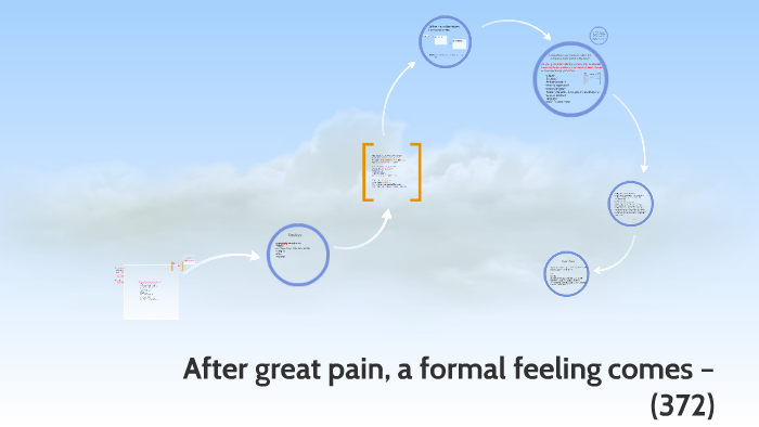 After great pain, a formal feeling comes – (372) by L T on Prezi