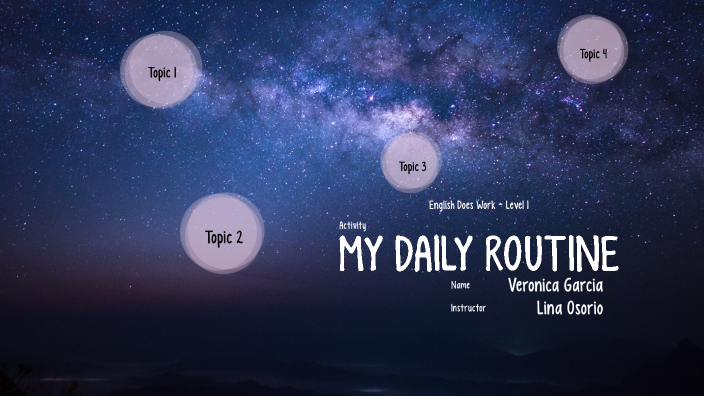 MY ROUTINE by veronica garcia on Prezi