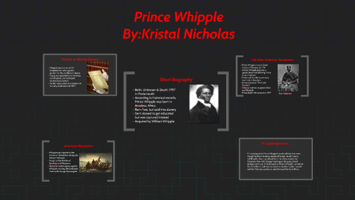Prince Whipple by Kristal Nicholas on Prezi