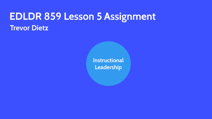Instructional Leadership by Trevor Dietz on Prezi