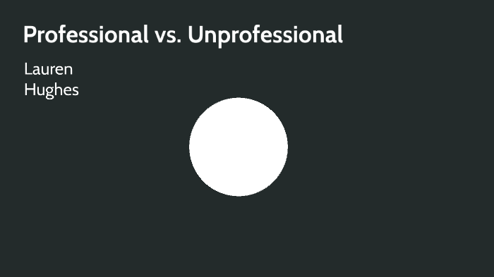 Professional vs. Unprofessional attire by lauren hughes on Prezi