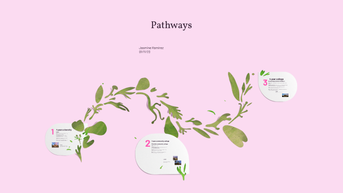 Pathway choices by Jasmine Ramirez on Prezi