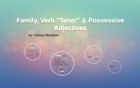 Family, Verb "Tener" & Possessive Adjectives by Celese Mendoza on Prezi