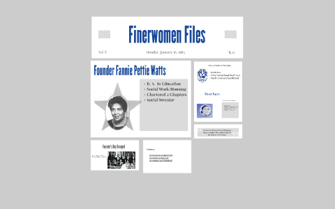 FANNIE PETTIE WATTS by Tiara Swain on Prezi