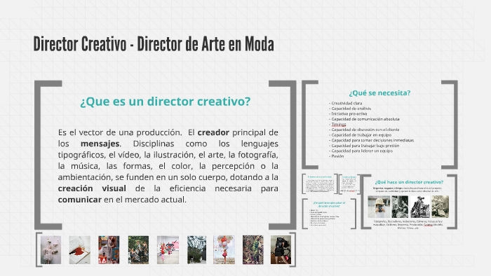 ¿Que és un director creativo? by Anabel Luna on Prezi
