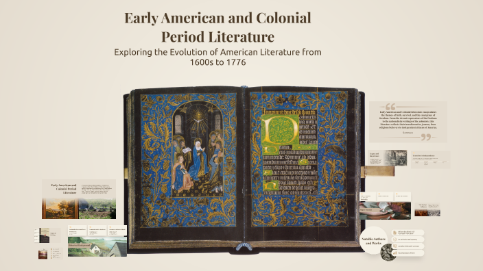 Early American and Colonial Period Literature by blair vergara on Prezi