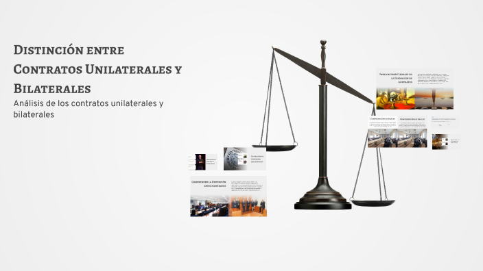Distinción entre Contratos Unilaterales y Bilaterales by Nereyda Ocaña ...