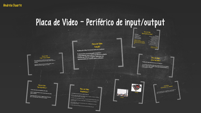 Placa de Video - Periférico de input/output by Andreia Duarte on Prezi