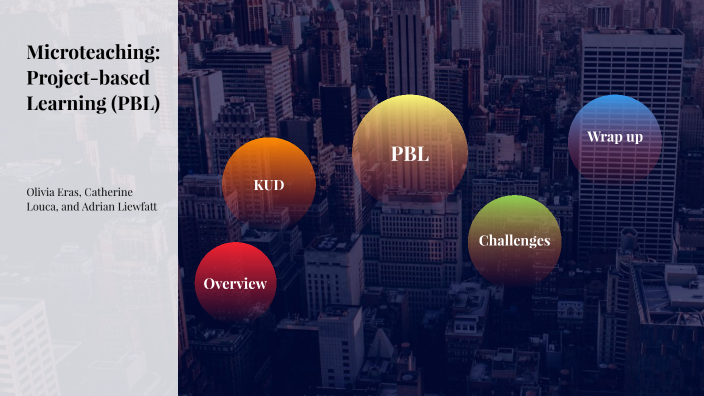 Microteaching: Project-based Learning (PBL) by olivia eras on Prezi