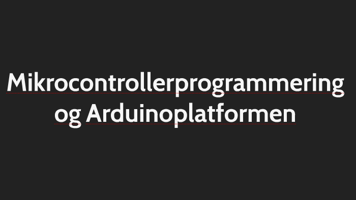Mikrocontrollerprogrammering by Sidsel Rasmussen on Prezi