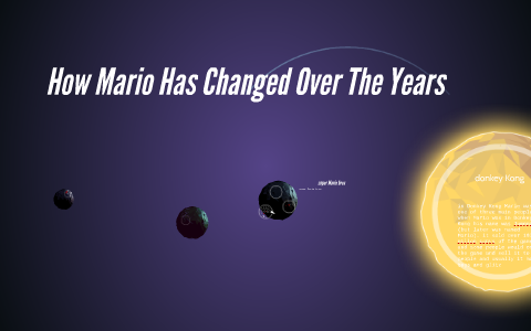 How Mario has Changed Over The Years by Alexander Parker on Prezi
