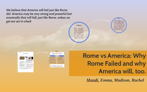 Rome vs America: Why Rome Failed and why America will, too. by Rachel ...