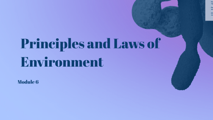 Principles and Laws of Environment by Anderson Lor Miranda on Prezi