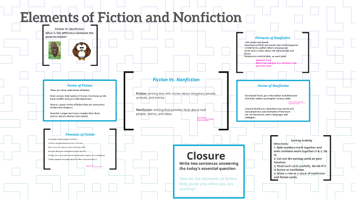 Elements of Fiction and Nonfiction by on Prezi