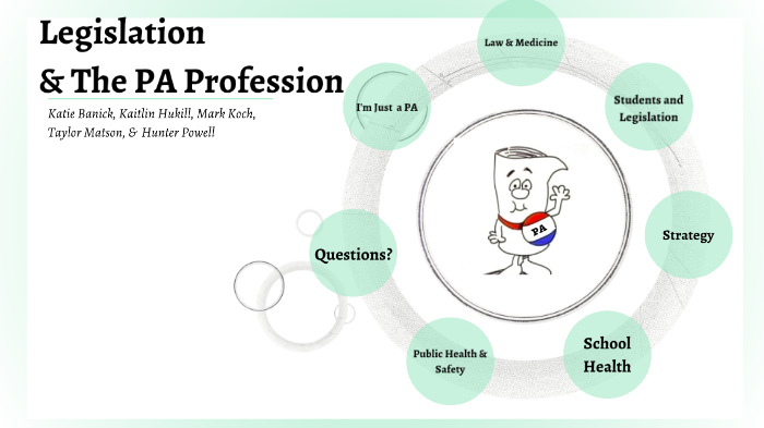 Legislation and the PA Profession by Taylor Matson on Prezi