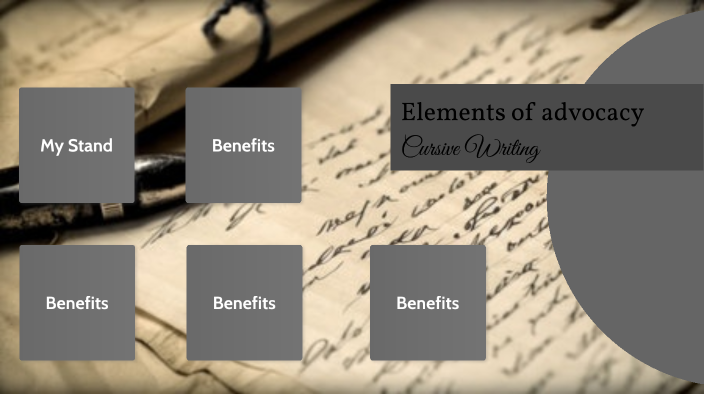 Elements of Advocacy - Cursive Writing by Camari Hammons-Carruthers on ...