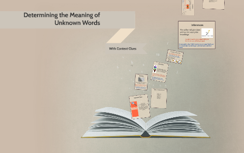 Determining the Meaning of Unknown Words by Megan Schenauer on Prezi