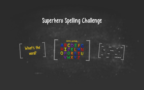 Superhero Spelling Challenge by Lindsay McEwen