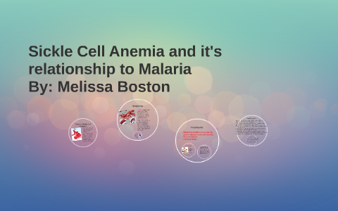 Sickle Cell Anemia and it's relationship to Malaria by melissa boston ...
