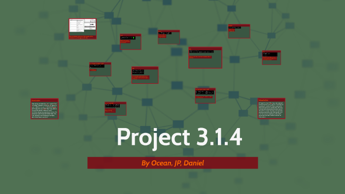 Project 3.1.4 by on Prezi