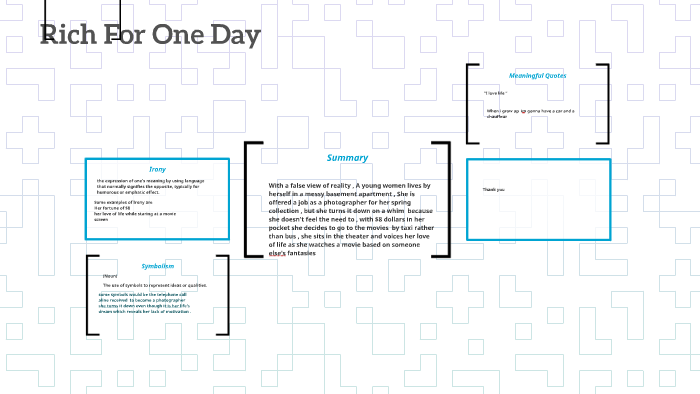 Rich For One Day by sean davis on Prezi