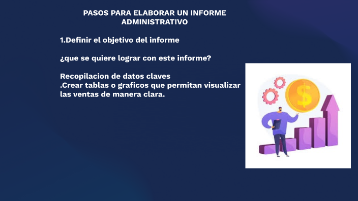 Paso a paso de un informe administrativo by Ana Silvia on Prezi