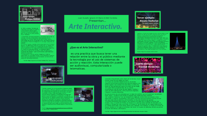 Arte Interactivo by Ignacio Martín Di marco on Prezi