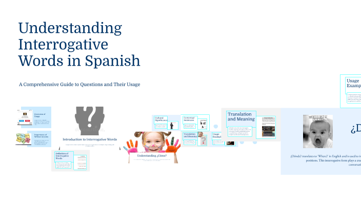 Understanding Interrogative Words in Spanish by Sandra Soiney on Prezi