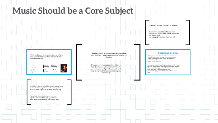 Music Should be a Core Subject by Mary Lummus on Prezi