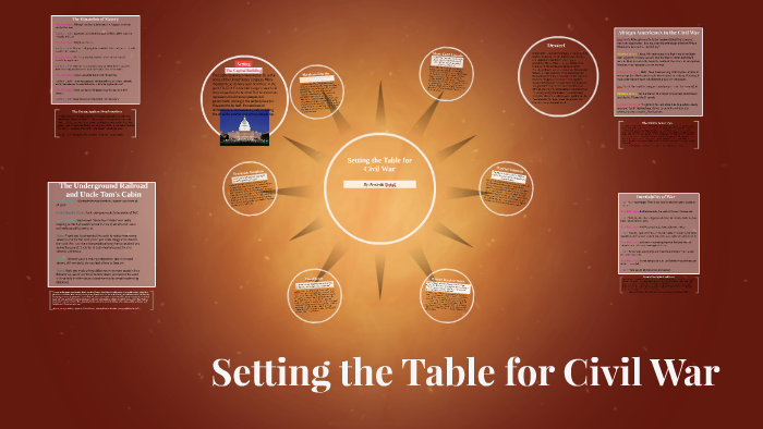 Setting the Table for Civil War by Amanda Probst