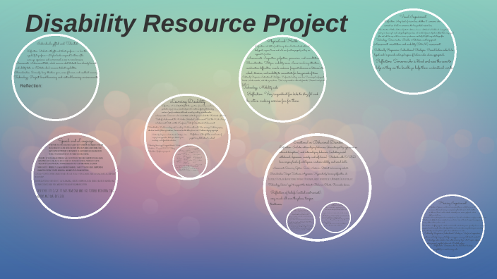 Disability Resource Project by Makayla Bender on Prezi